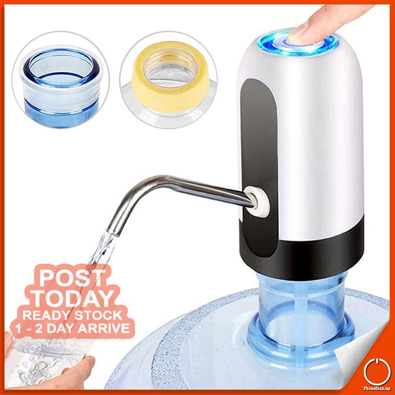 𝐒𝐌𝐀𝐑𝐓 𝐂𝐇𝐀𝐑𝐆𝐈𝐍𝐆 Electric Water Pump Dispenser Portable Drinking Water ...