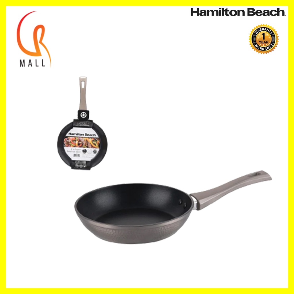 (NEW) HAMILTON BEACH HCC102 24CM HAMMERED FORGED ALUMINUM NON-STICK ...