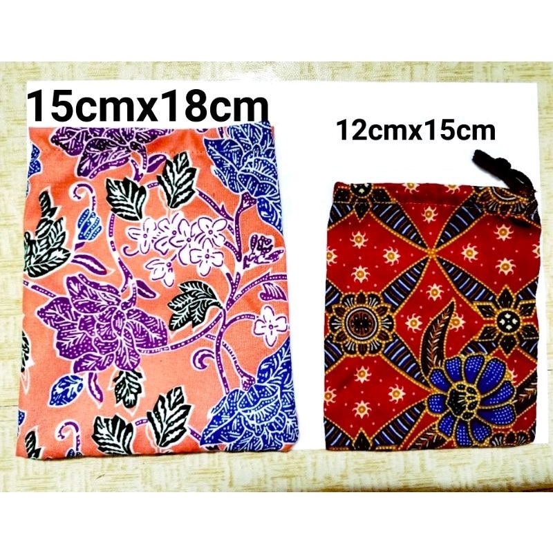 Bundle (12cmx15cm) Batik Pouch | Shopee Malaysia