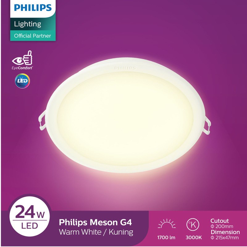Meson 59472 150 13W to 17W Philips LED Downlight Outbow Round | Shopee ...