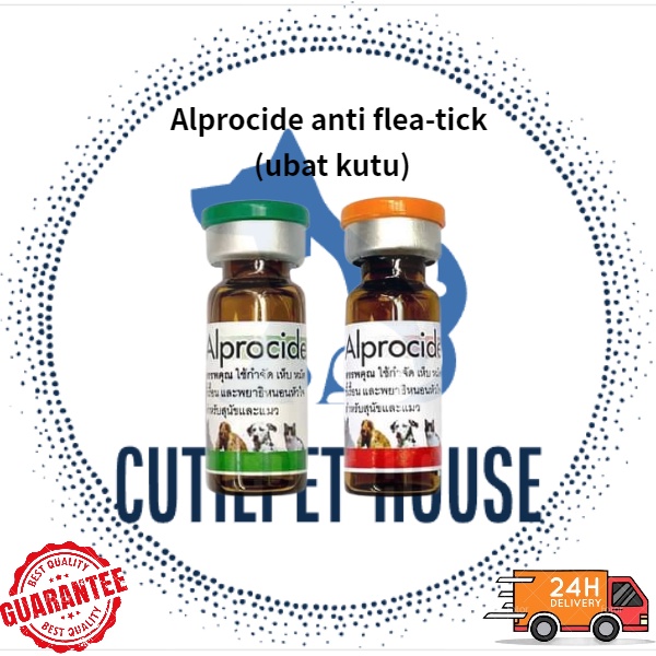 Alprocide Anti Tick And Flea Prevention For Dogs And Cats (1CC/2CC ...