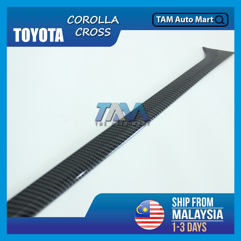 Toyota Corolla Cross (2021-2024) Rear Carbon Chrome Styling Rear Bonnet ...