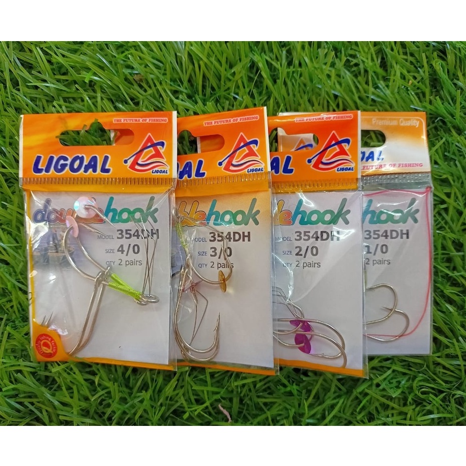 LIGOAL DOUBLE HOOK 354 DH THE FUTURE OF FISHING | Shopee Malaysia