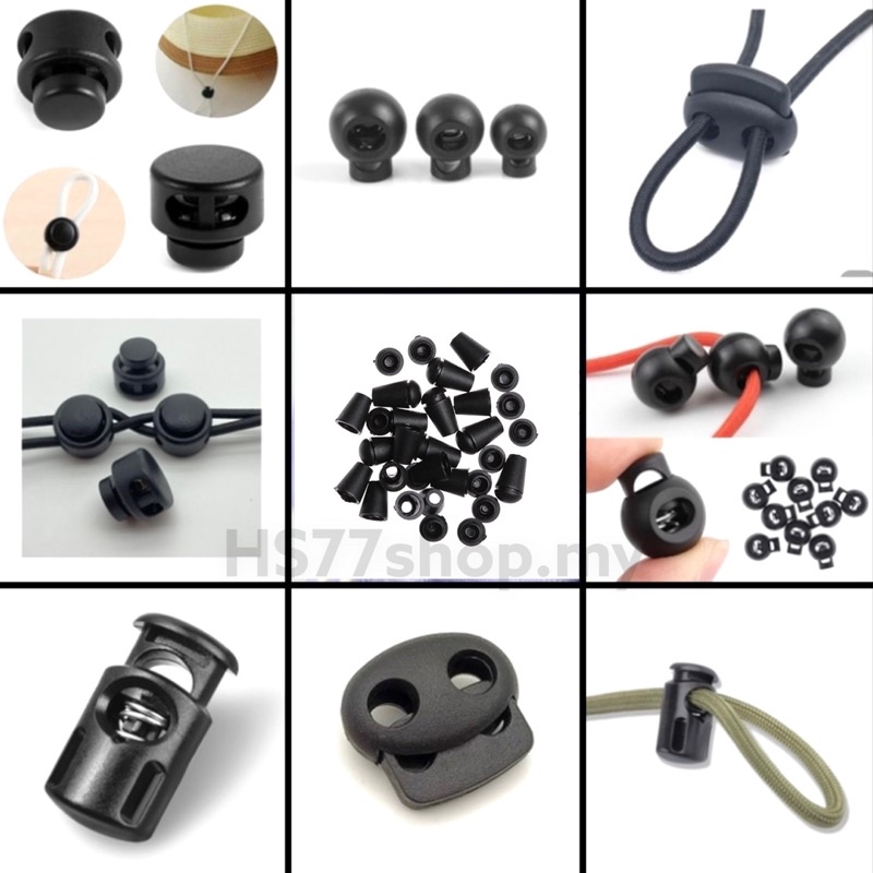 Kunci Tali Beg Bulat Tali Seluar Cord Track Suit Rope Stopper LORD LOCK ...