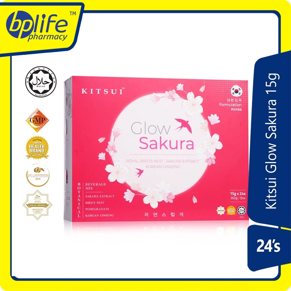 Kitsui Glow Sakura 15g x 24 Sachets | Shopee Malaysia