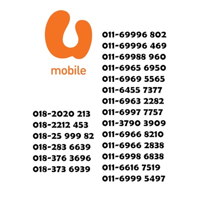 VIP NUMBER Umobile Unlimited Data & Calls Prepaid Starter Pack CAN ADD ...