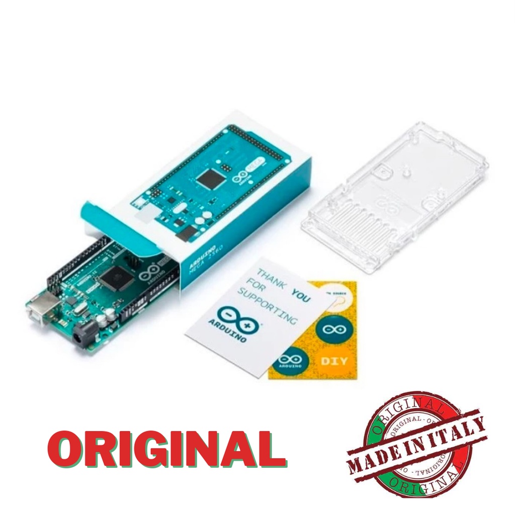 Arduino Mega 2560 R3 ORIGINAL Rev 3 - Made in ITALY ORIGINAL | Shopee ...