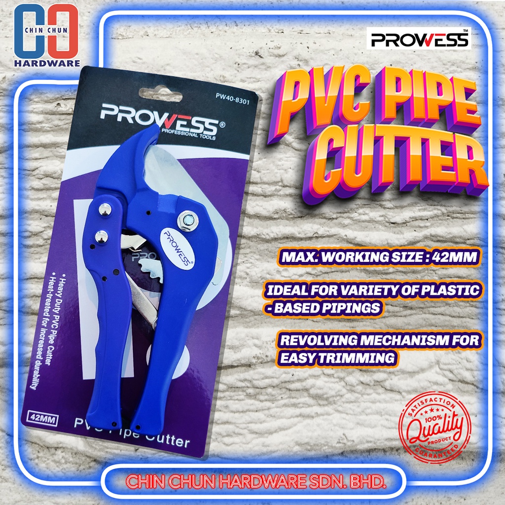 PROWESS PVC PIPE CUTTER 42M PW40-8301|PEMOTONG PIPE|PAIP|POTONG PIPE ...