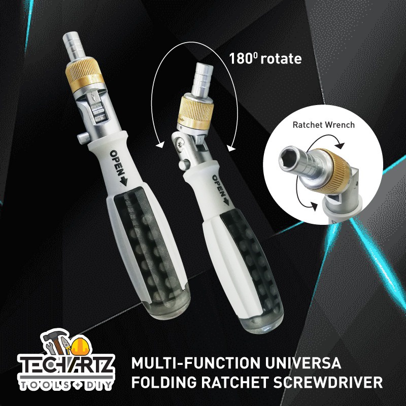 Multi-function Universal Folding Ratchet Screwdriver / Screwdriver Sets ...