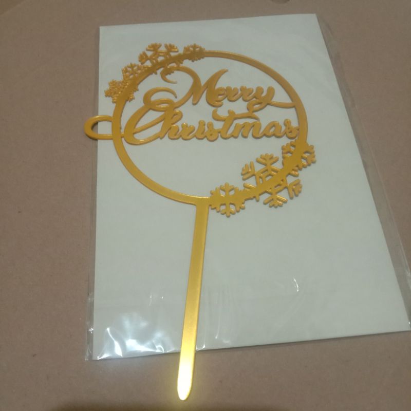 Christmas CRISTMAS TOPPER, Birthday Cake, ANNIVERSARY Cake | Acrylic ...