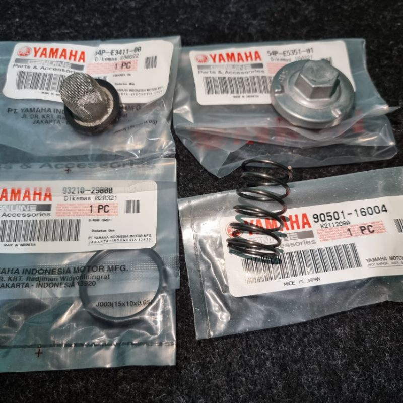 Yamaha Drain Plug Set (54P) Aerox V1 V2 Nmax V2 M3 MSi 125 ETC. | Shopee Malaysia