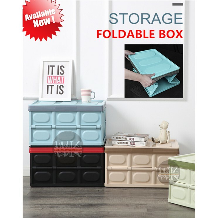 [Large Size] 56L Collapsible Foldable Multi purpose Storage Box Home ...