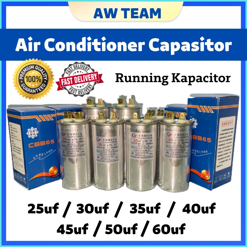 [Top Sales] AIRCOND Running Capacitor 25UF 30UF 35UF 40UF 45UF 50UF ...