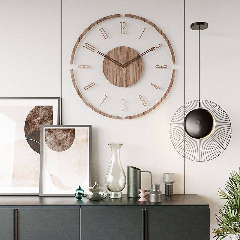 Jam Dinding Acrylic Modern Wall Clock 35cm - Simple DIY Home Decor ...