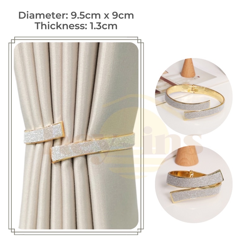 Curtain Tieback Organiser Curtain Accessories Curtain Tie Pearl ...