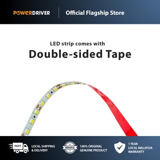 LED Strip 120 LEDs/meter SMD 2835 12V DC (10 meter pack) | Shopee Malaysia