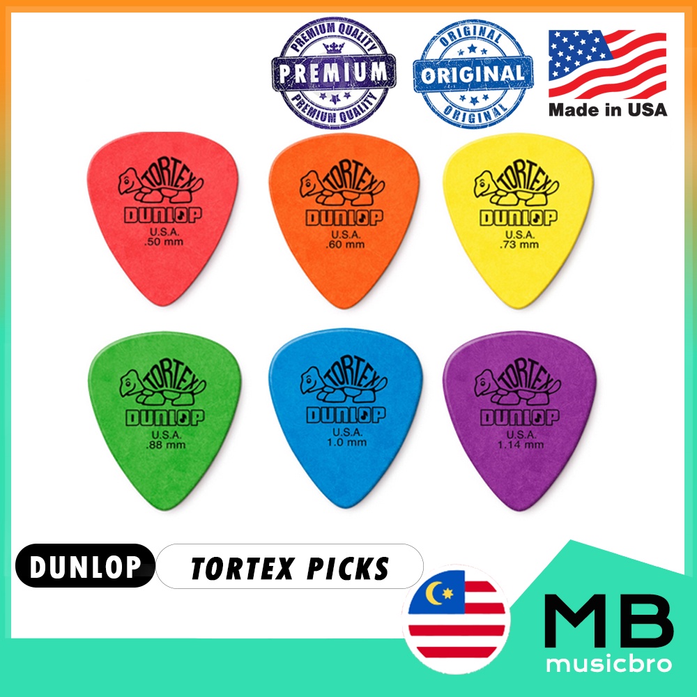 Jim Dunlop Tortex Standard Guitar Picks Original Made In USA / Guitar ...