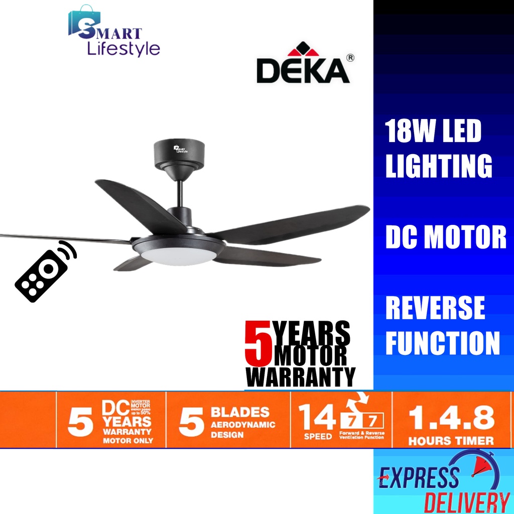 SMART LIFESTYLE DC MOTOR BABY FAN WITH LED LIGHT SM48DC-LED BY DEKA ...