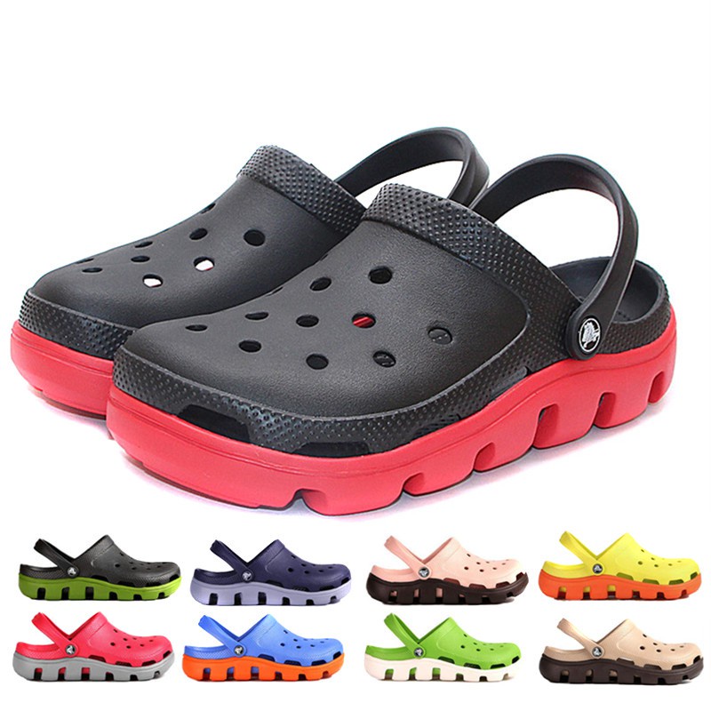 Crocs Duet Sport Clog Unisex Beach Shoes thick bottom ready stock women ...