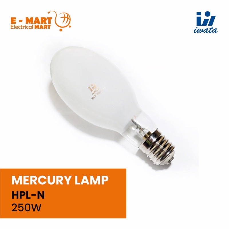 PUTIH Mercury LAMP HPL-N 250w WHITE IWATA / MERCURY LAMP HPL-N 250w ...