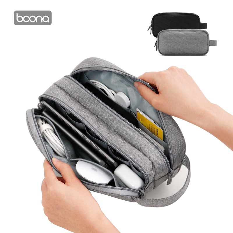 baona Travel Digital Storage Bag Waterproof USB Hard Disk Drive Mouse ...