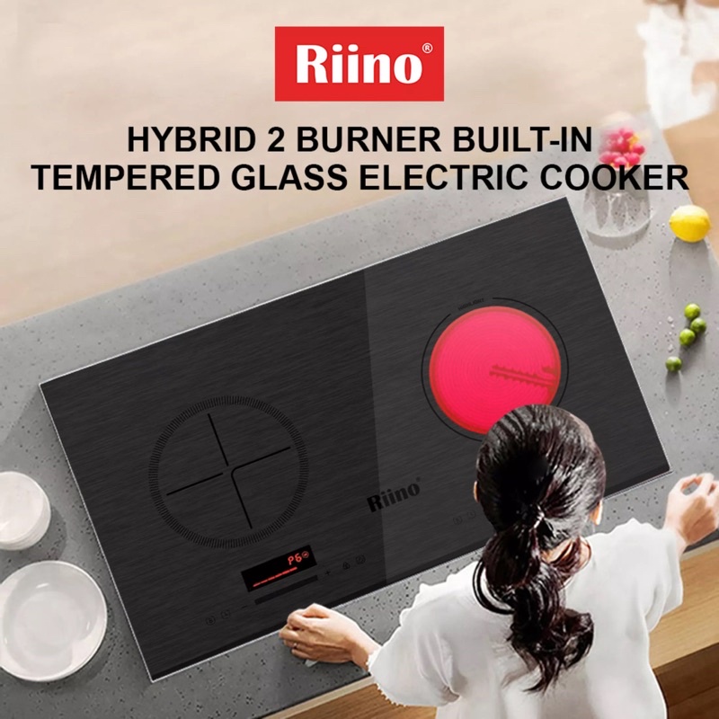 🔥New 2023🔥 Riino Dual Intelligent Electric Induction & Ceramic Cooker ...