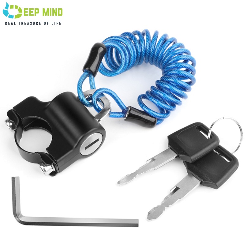 DM Universal Motorcycle Helmet Lock Anti-Theft Helmet Security Lock ...