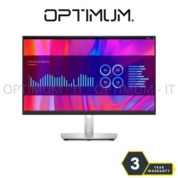 Dell P2423DE 24 Inch Full HD IPS Monitor with USB-C hub (3Y Warranty ...