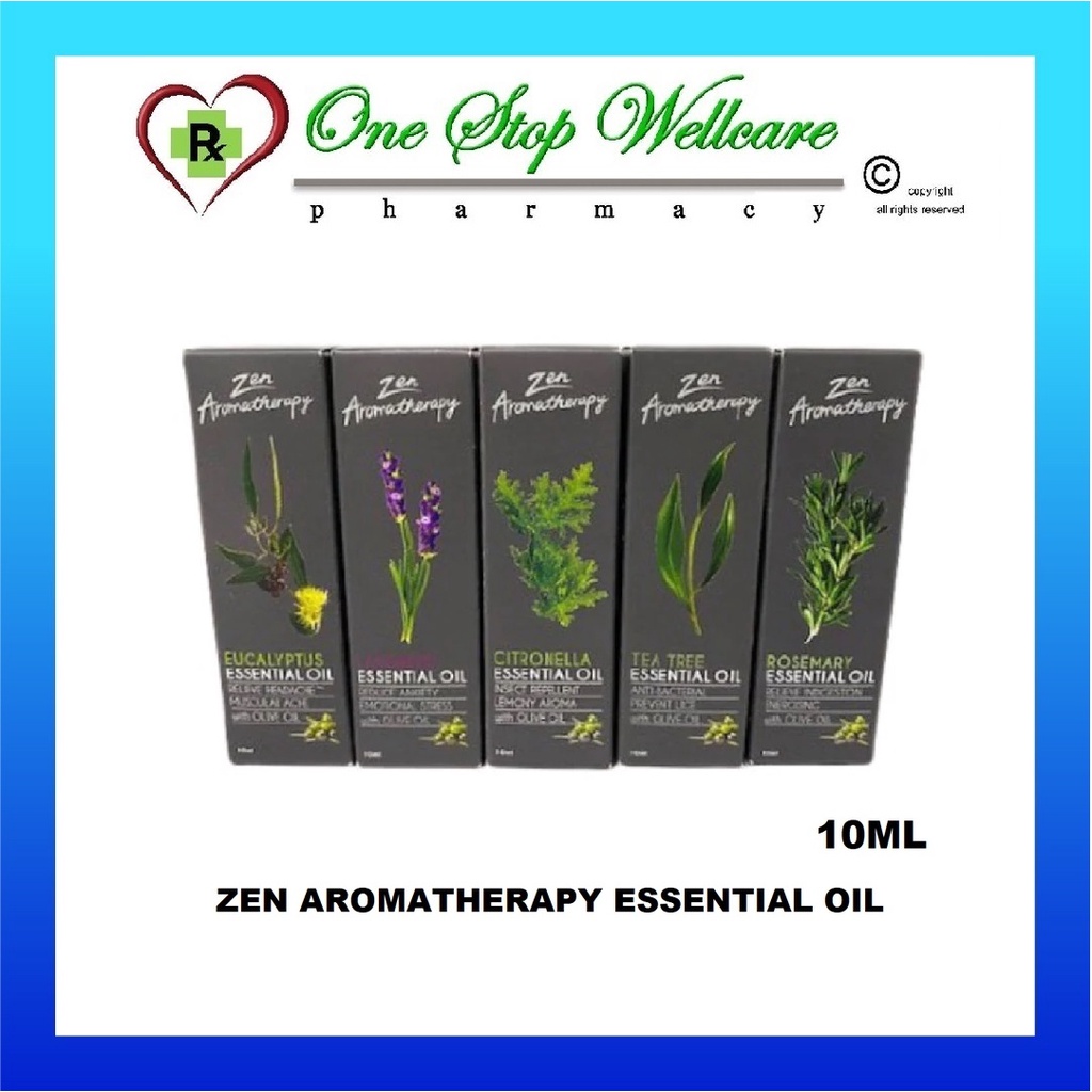 ZEN MINYAK AROMATERAPI / AROMATHERAPY OIL ROLL-ON 10ML (LAVENDER / TEA ...