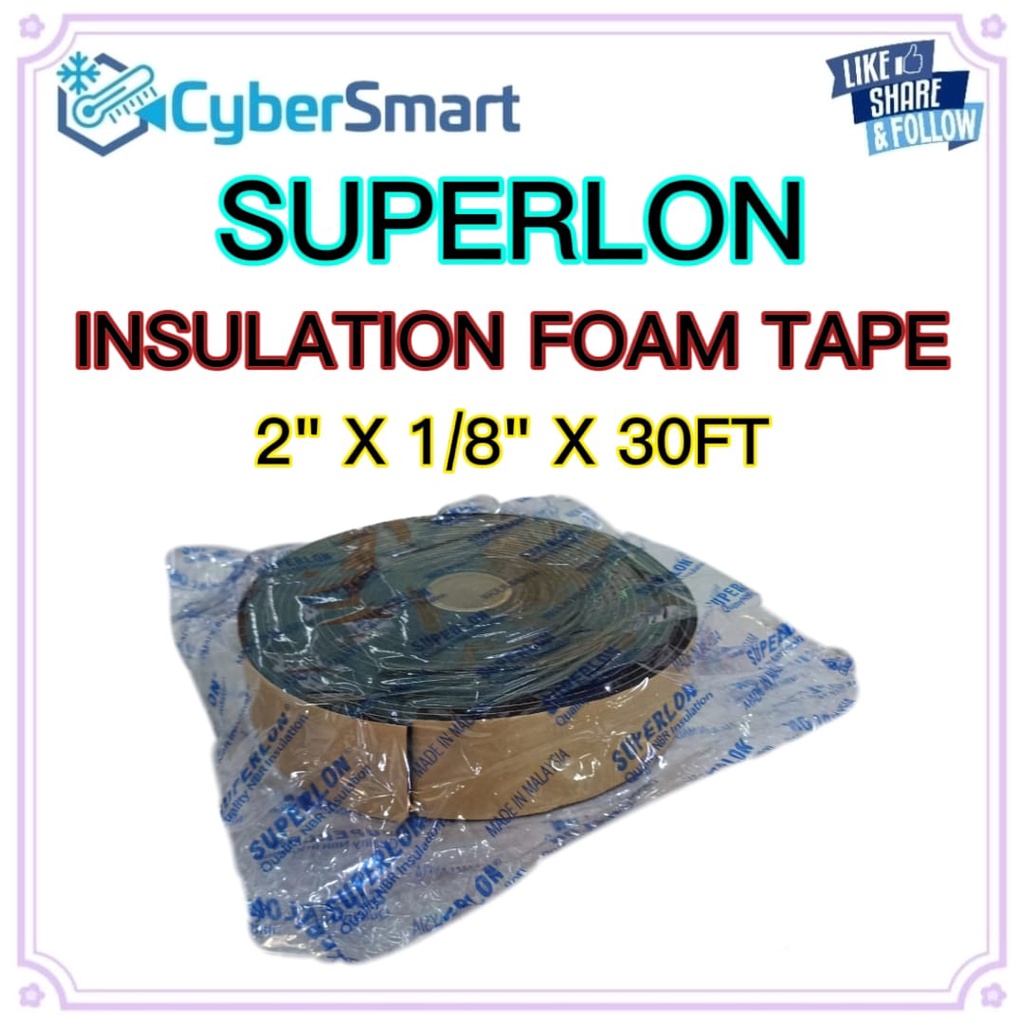 SUPERLON FOAM TAPE (INSULATION) | Shopee Malaysia