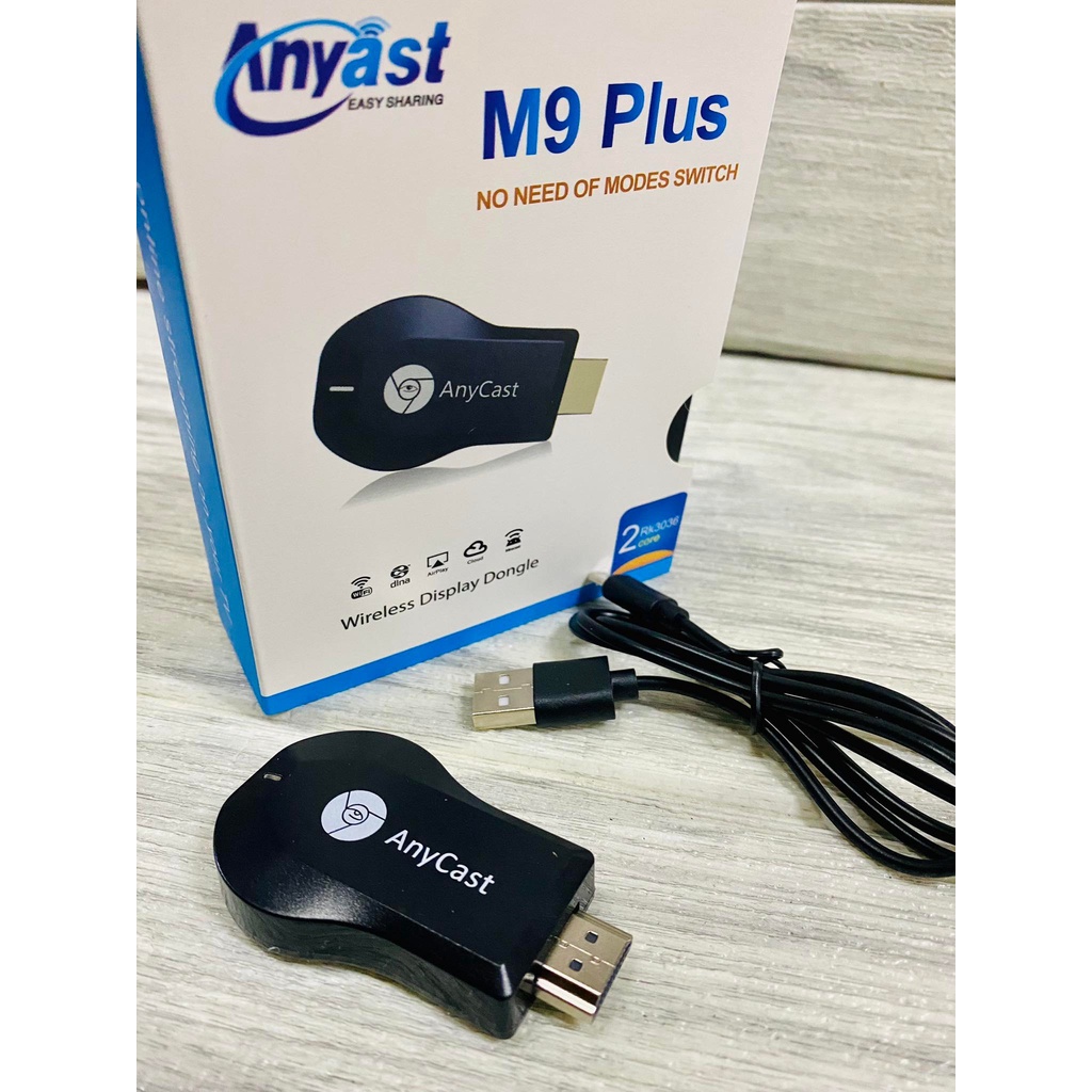 Malaysia stok Pro Anycast M9 Plus Wifi Dongle Mirror Screen Airplay TV ...