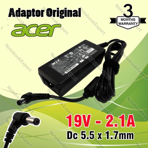 ORIGINAL Acer 19V 2.1A 40W 5.5*1.7 /1.5 mm Power Adapter , S191HQL ...