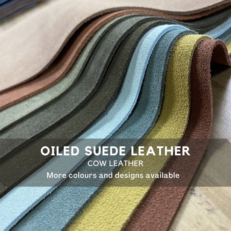 OILED SUEDE Cow Leather Wax Leather Kulit Lembu (OS13) | Shopee Malaysia