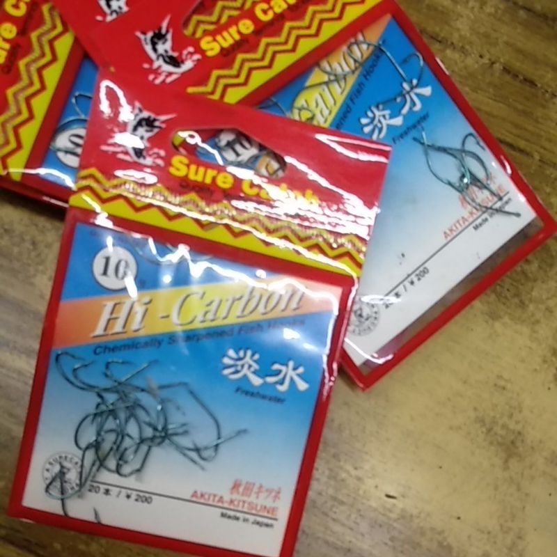 Sure Catch Freshwater Hi-Carbon Akita-Kitsune Hook | Shopee Malaysia