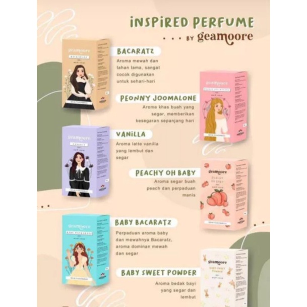 GEAMOORE MINI PARFUM | Shopee Malaysia