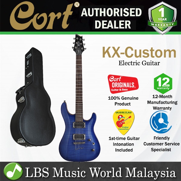 Cort KX-Custom Double Cutaway Mahogany Seymour Duncan HH Pickup ...