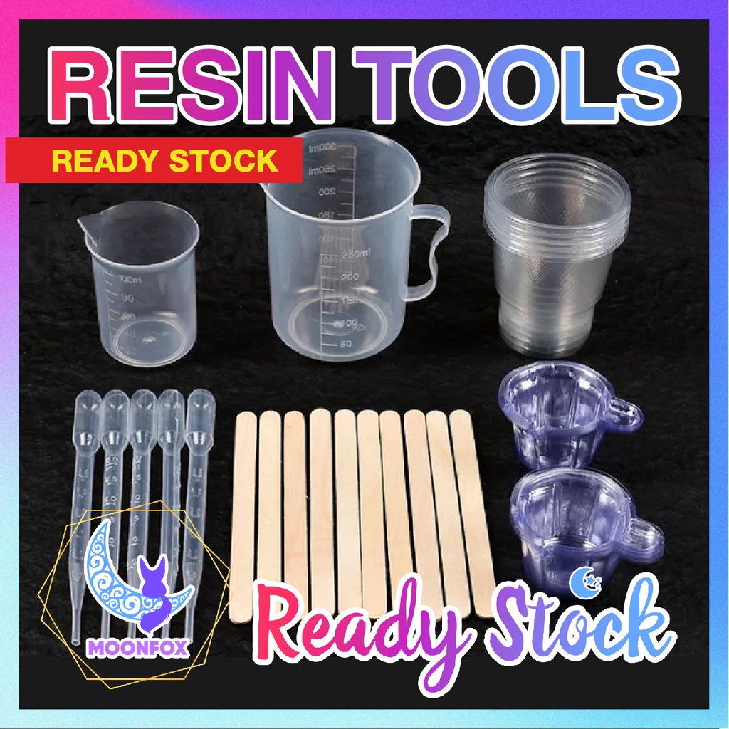 Resin Tool Silicone Mold Mixing Measuring Cup Plastic Disposable Cups ...