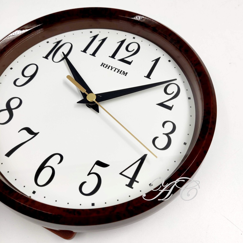100% ORIGINAL RHYTHM Silent Analogue Wall Table Desk Clock (Jam Dinding ...