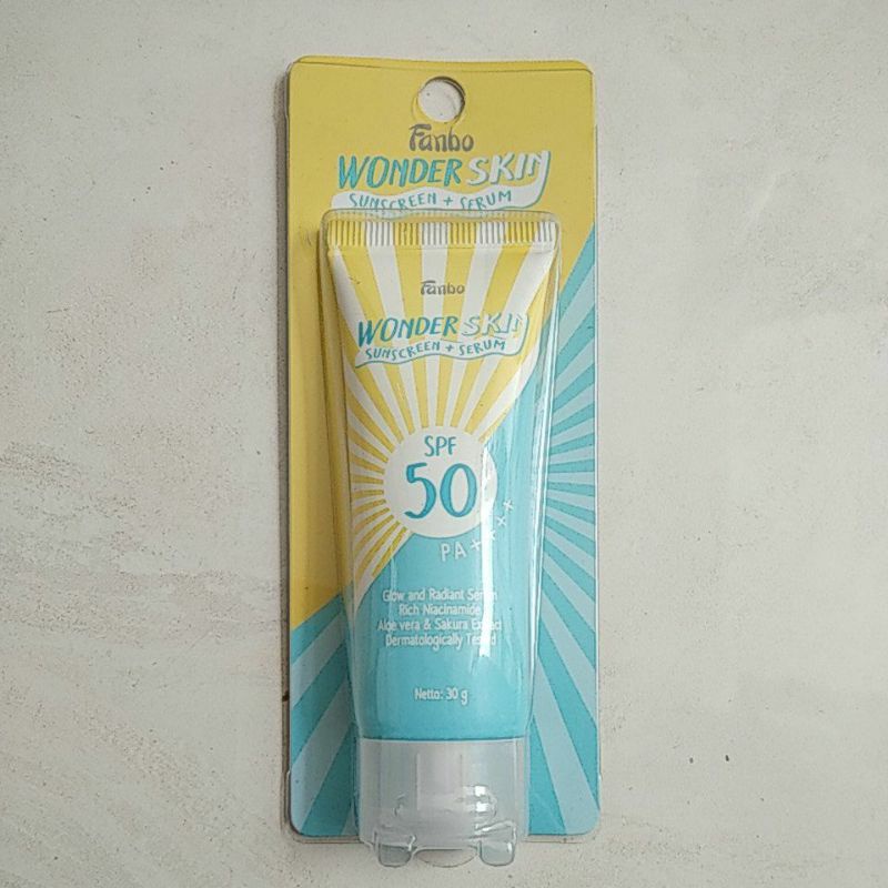 Sunscreen Fanbo Wonder Skin Spf 50 PA++++ 30g | Shopee Malaysia