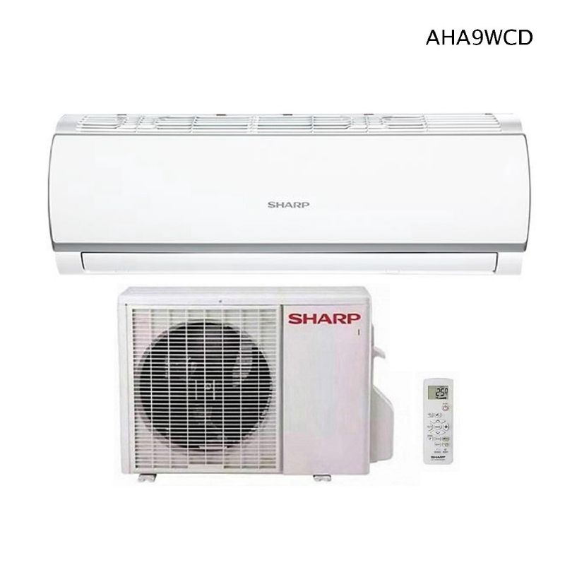 Sharp R32 Non-Inverter Air Conditioner (1.0HP) AHA9WCD / AUA9WCD ...