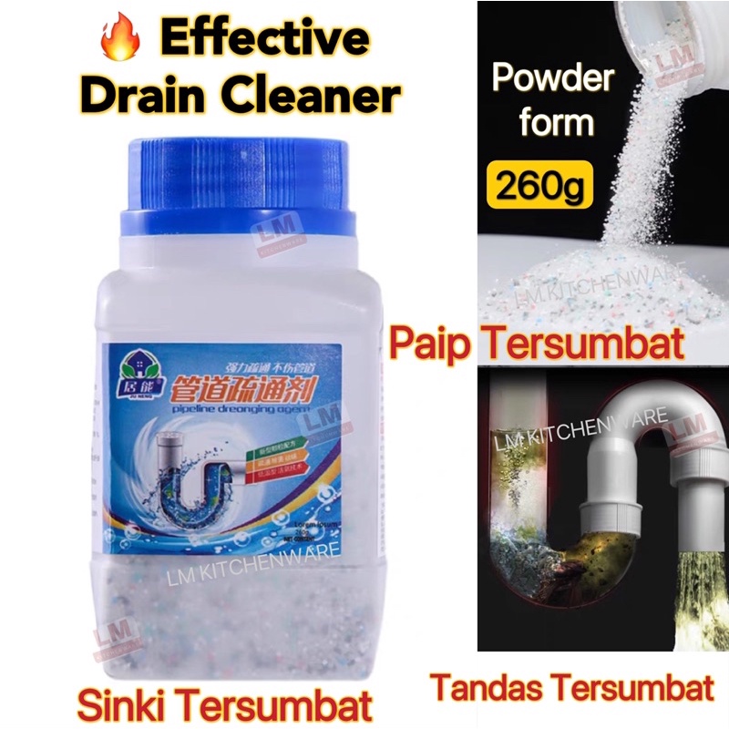 UBAT SINKI TERSUMBAT / CLOG DRAIN REMOVER TANDAS TERSUMBAT / PLUMBING ...