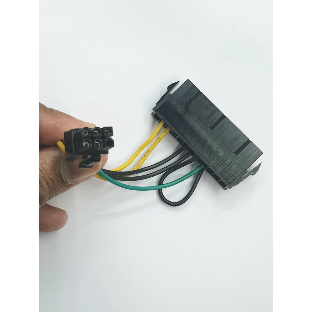 24 Pin to 6 Pin ATX PSU Power Adapter Cable for DELL OptiPlex 30xx 70xx ...