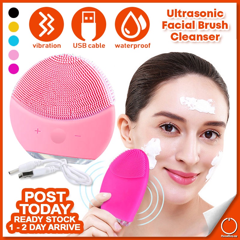 𝟴 𝗦𝗣𝗘𝗘𝗗 Ultrasonic Cleaner Machine Face Skin Cleaning Facial Wash Soft ...