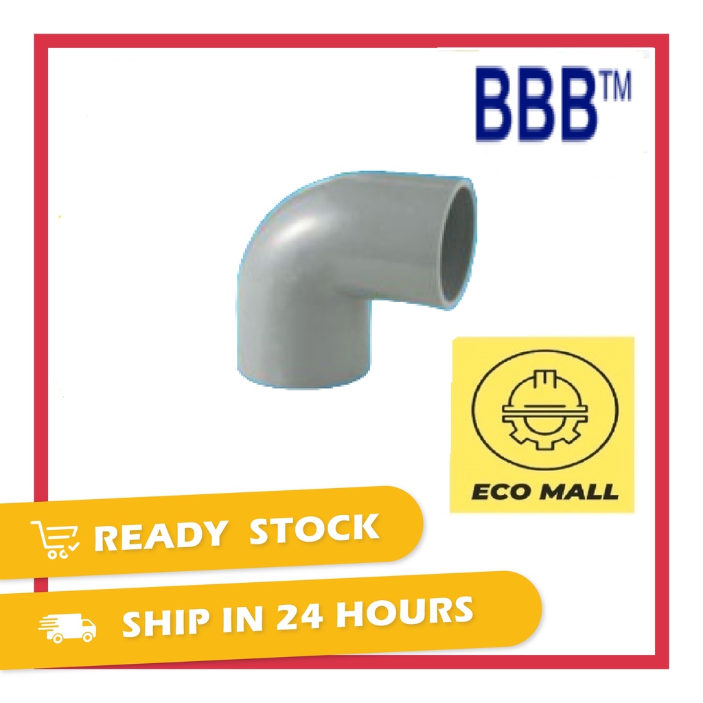 BBB PVC Fittings Equal Elbow 32mm to 50mm | Shopee Malaysia