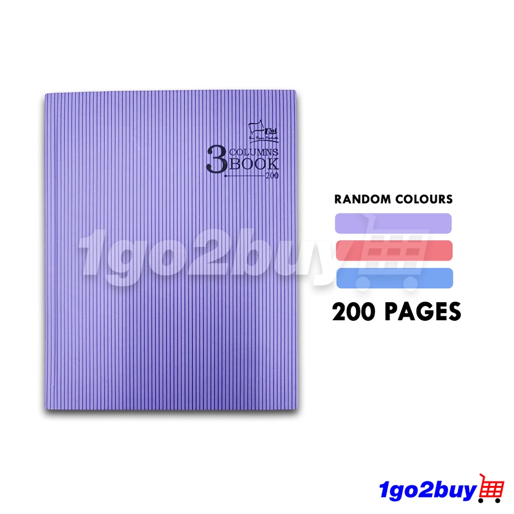 Uni Paper 3 Columns F5 Quarto Book 120Pgs / 200Pgs / 300Pgs / 400Pgs ...