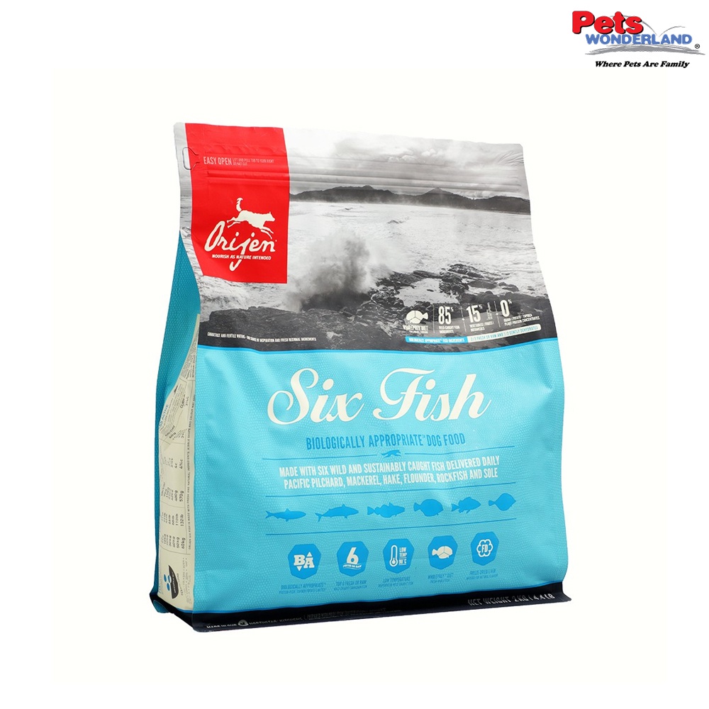Orijen Six Fish Dog Food (2kg) | Shopee Malaysia