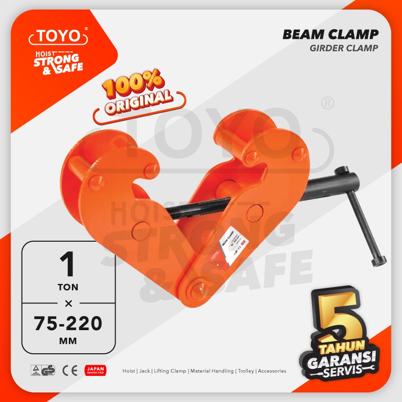 Toyo Beam Clamp 1 Ton | Shopee Malaysia
