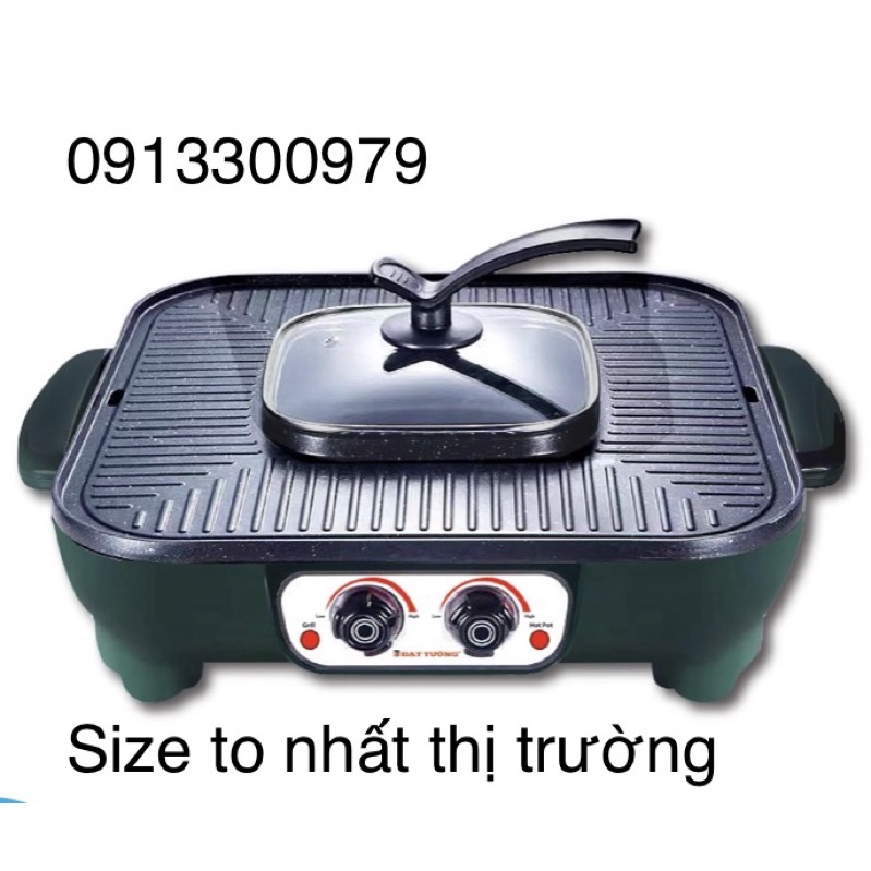 Dat Tuong 2-in-1 electric hot pot pan (largest size on the market ...