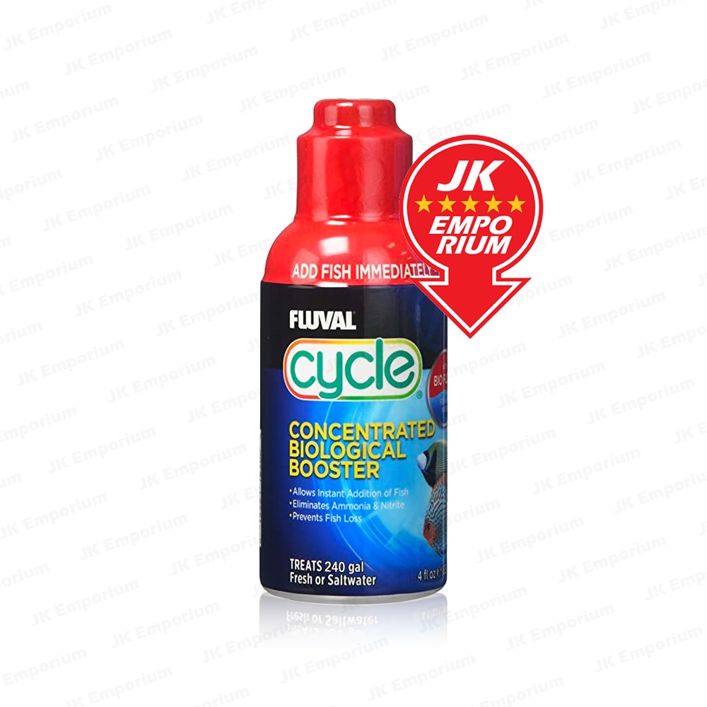 Fluval Cycle Biological Booster 120ml Nitrifying Beneficial Bacteria ...
