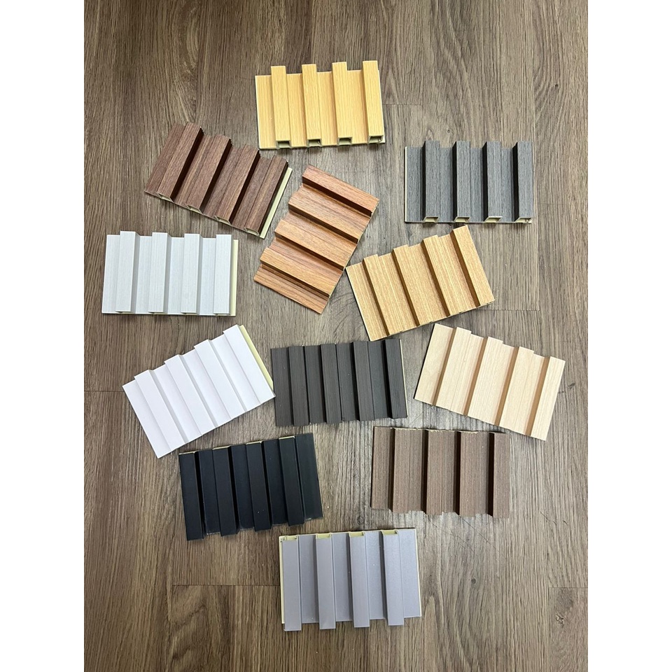 [SAMPLE SET] Fluted Wall Panel - Wood Strips Design Panel (12 Colours ...
